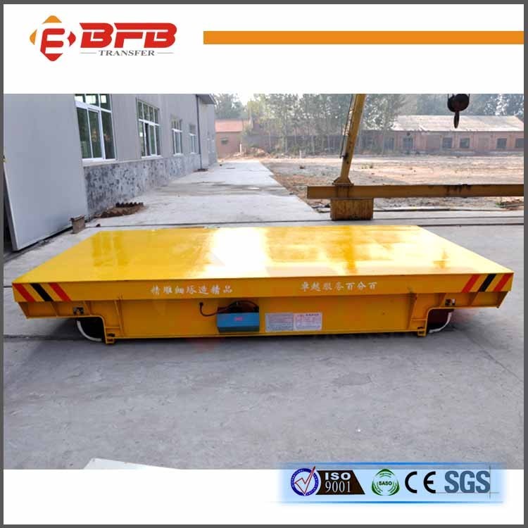 Heat Proof Rail Transfer Cart Arc Shaped Trajectory Motorized Turning ...