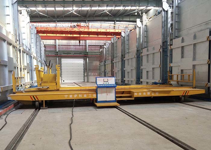 VFD Device Towed Electric Transfer Cart 0 - 20m / Min Running Speed ...