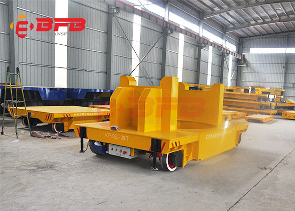 Wheel Type Molten Ladle Carrier Cart Slag Pot Transport 1500 ton