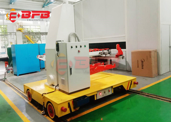 10 Ton AGV Automatic Guided Vehicle Rail Pallet Transport Trolley