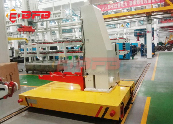 10 Ton AGV Automatic Guided Vehicle Rail Pallet Transport Trolley