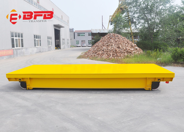 Rgv Steel Beam Material Transfer Carts For Workshop 40tn Transporter