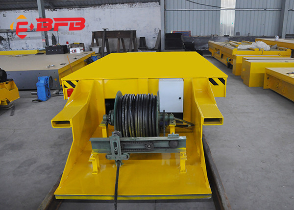25 Tons Retractable Cable Motorized Transfer Trolley Rail Car Mover For ...