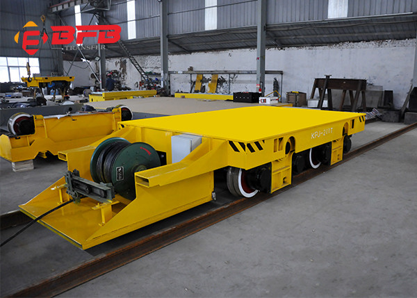 25 Tons Retractable Cable Motorized Transfer Trolley Rail Car Mover For ...