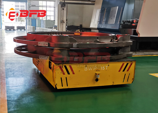 Q235 Agv Intelligent 15t Trackless Flatbed Trolley