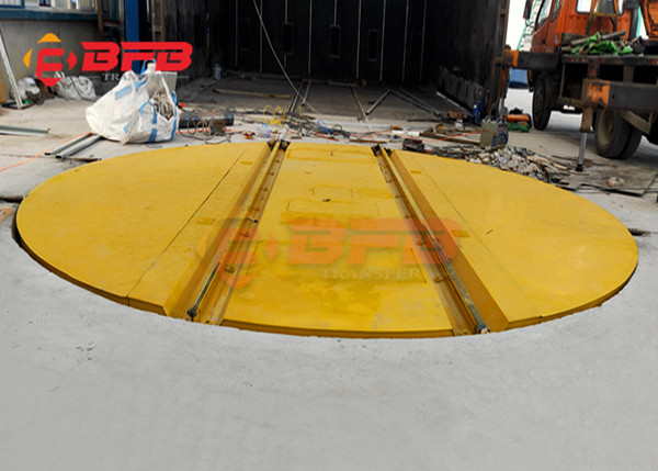 20m/Min Workshop 50T Motorized Turntable Platform